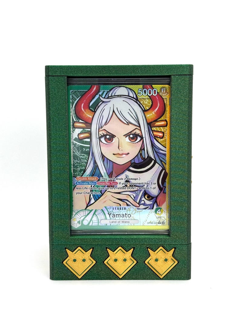 OPTCG Deck Box Yamato Wano Oni Princess Wolf Shogun Onigashima | Fits ...