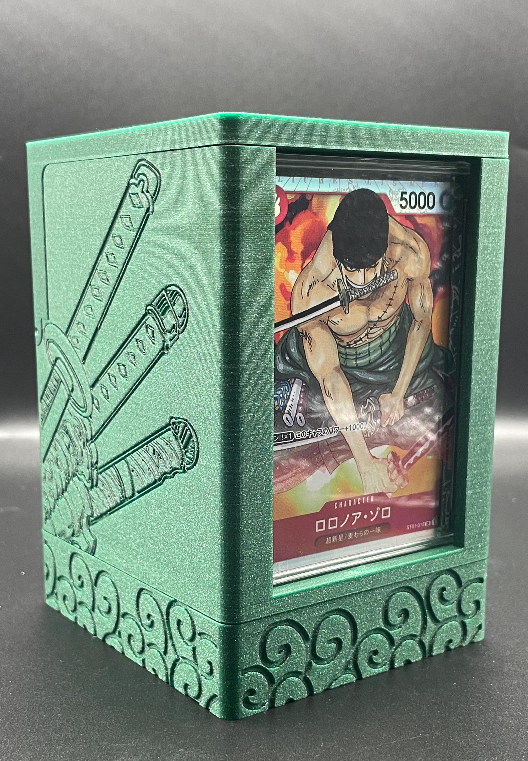 OPTCG Deckbox Roronoa Zoro Leader Inspired 100 Single Sleeved Card ...