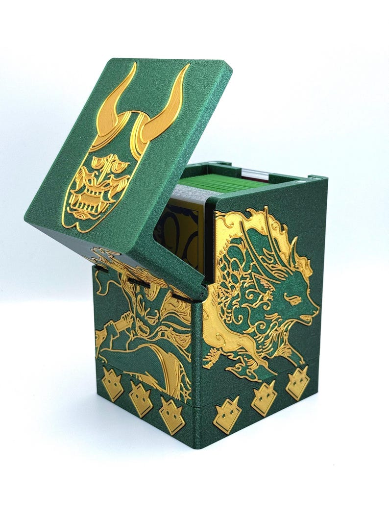 OPTCG Deck Box Yamato Wano Oni Princess Wolf Shogun Onigashima | Fits ...