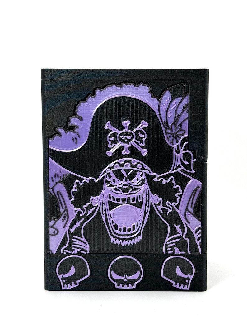 OPTCG Deckbox Blackbeard Pirates Marshall D. Teach Four Yonkos | Fits ...