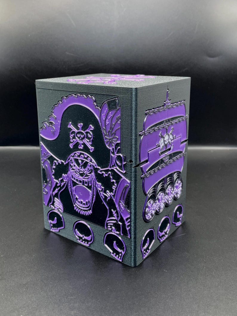 OPTCG Deckbox Blackbeard Pirates Marshall D. Teach Four Yonkos | Fits ...