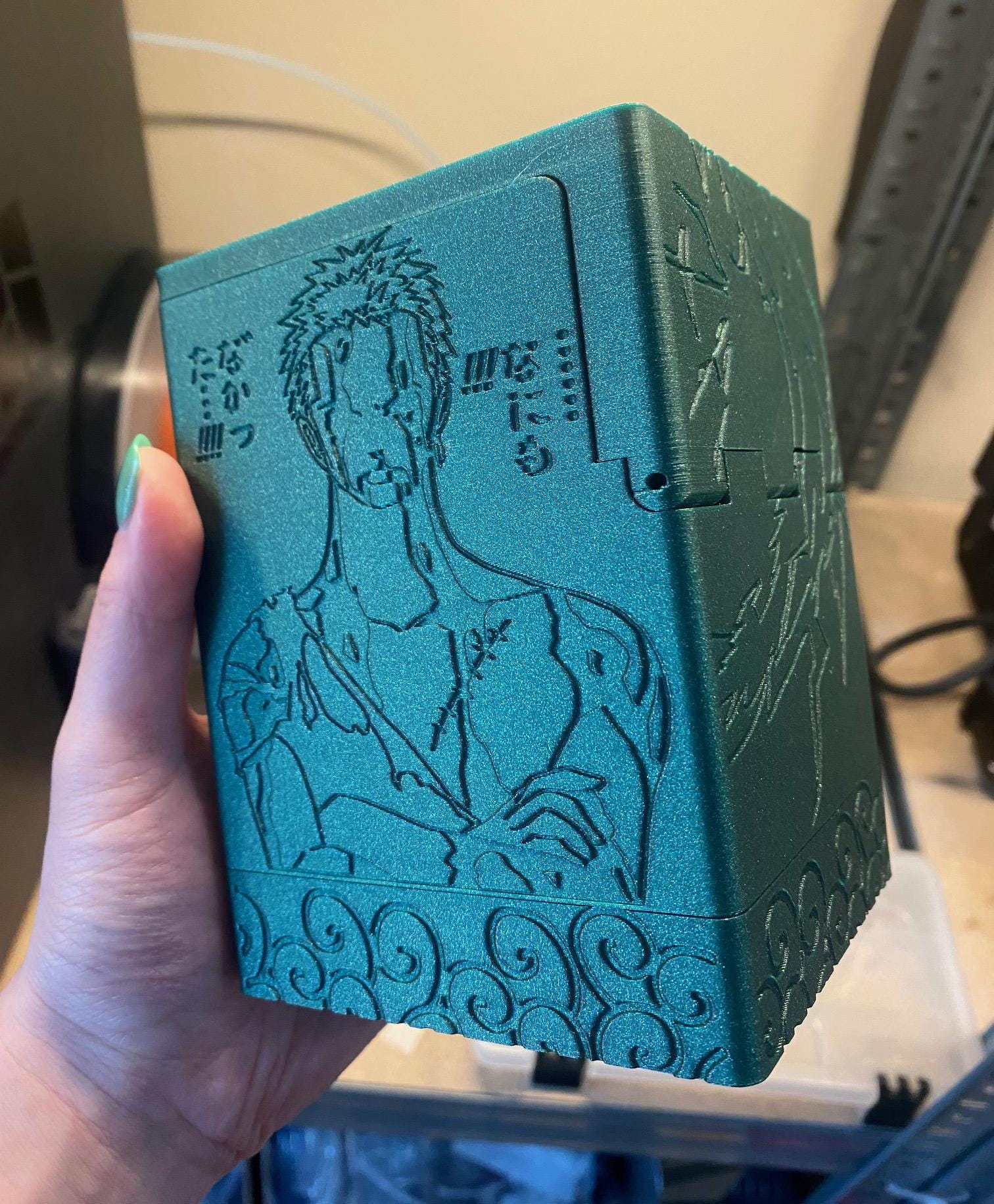 OPTCG Deckbox Roronoa Zoro Leader Inspired 100 Single Sleeved Card ...