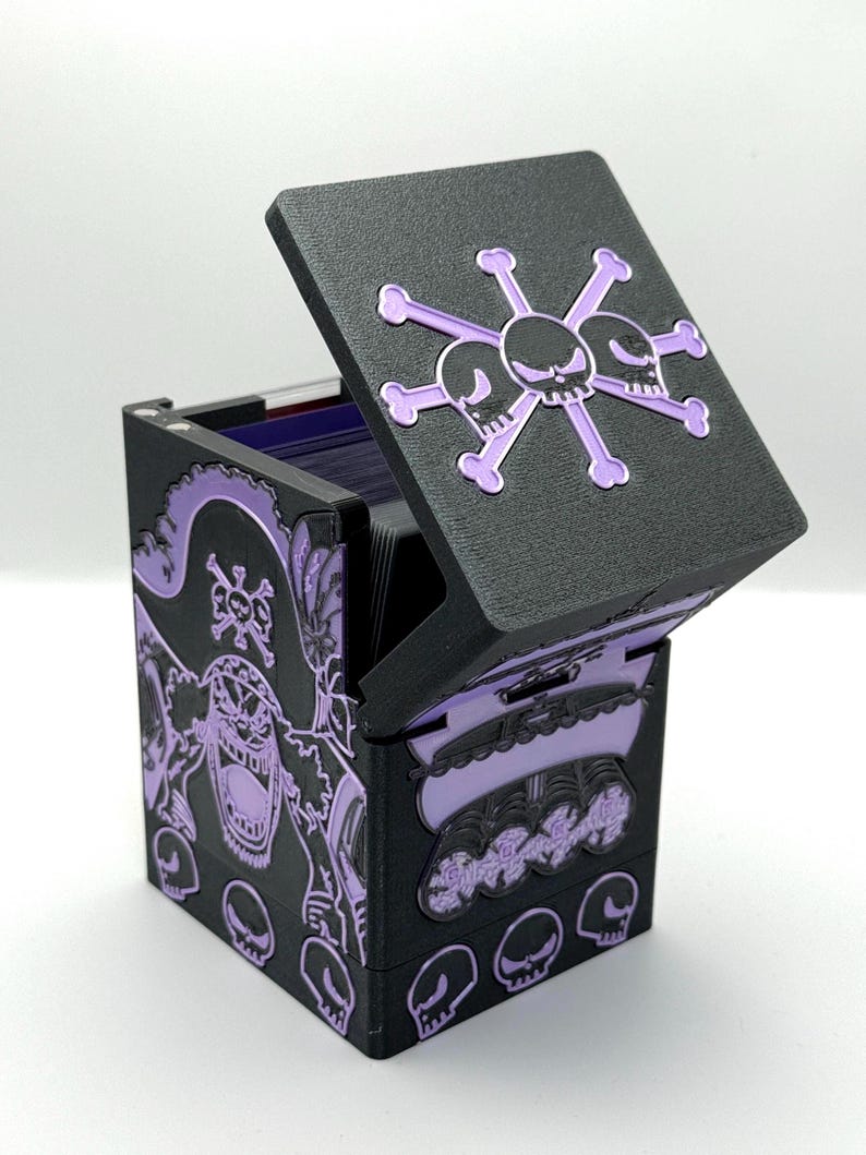 OPTCG Deckbox Blackbeard Pirates Marshall D. Teach Four Yonkos | Fits ...