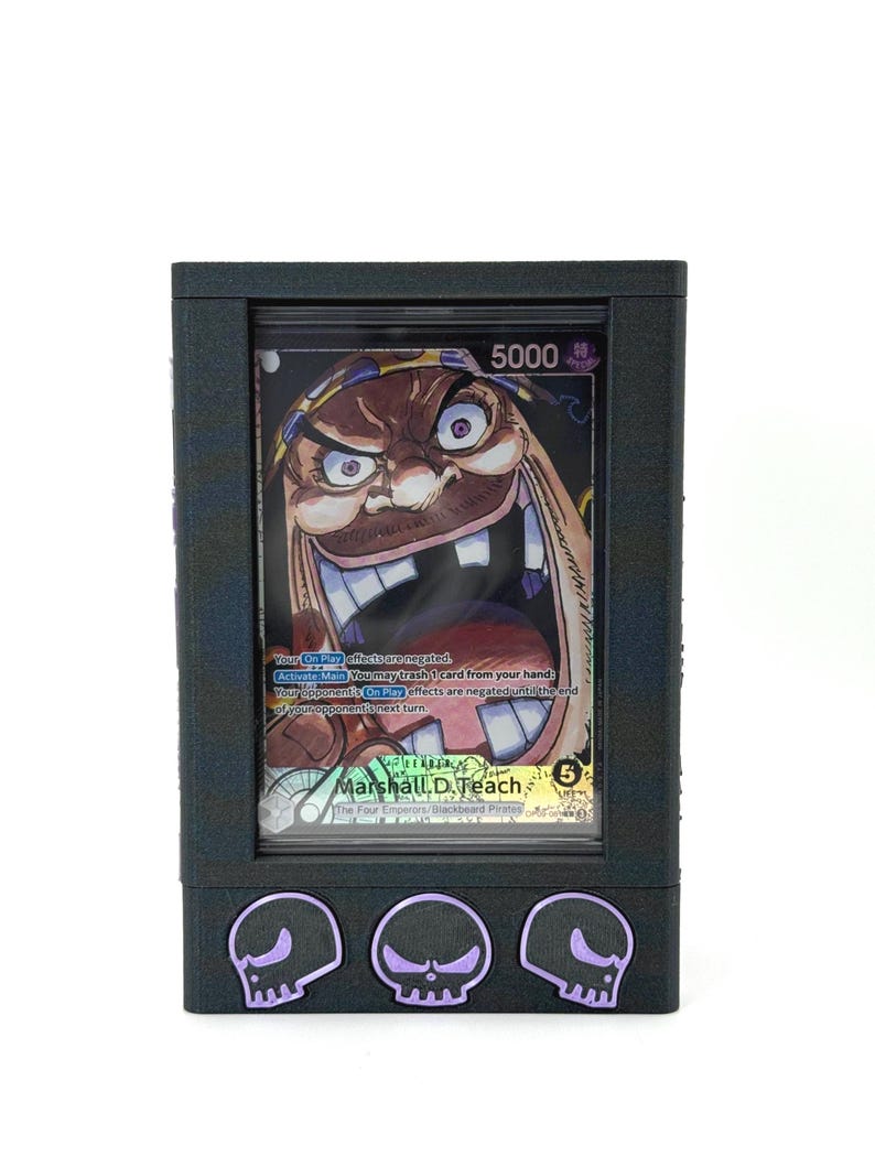 OPTCG Deckbox Blackbeard Pirates Marshall D. Teach Four Yonkos | Fits ...