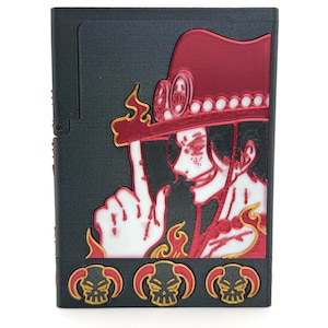 OPTCG Deck Box Portgas D. Ace ASCE Fire Fist Themed | Fits Triple ...