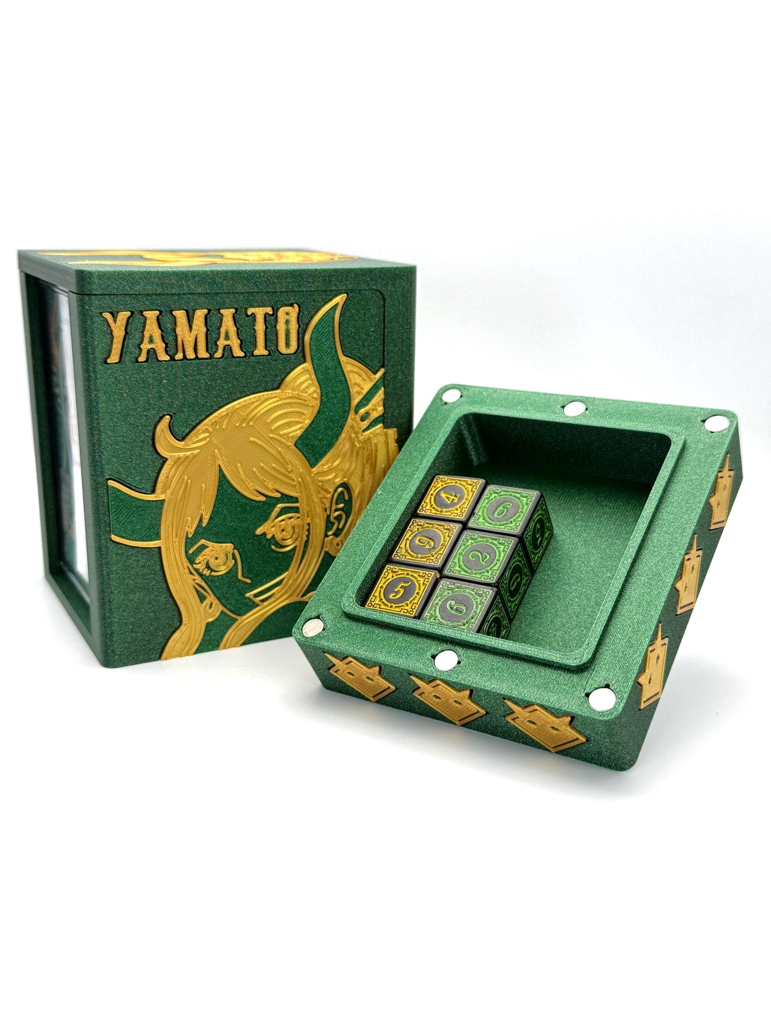 OPTCG Deck Box Yamato Wano Oni Princess Wolf Shogun Onigashima | Fits ...