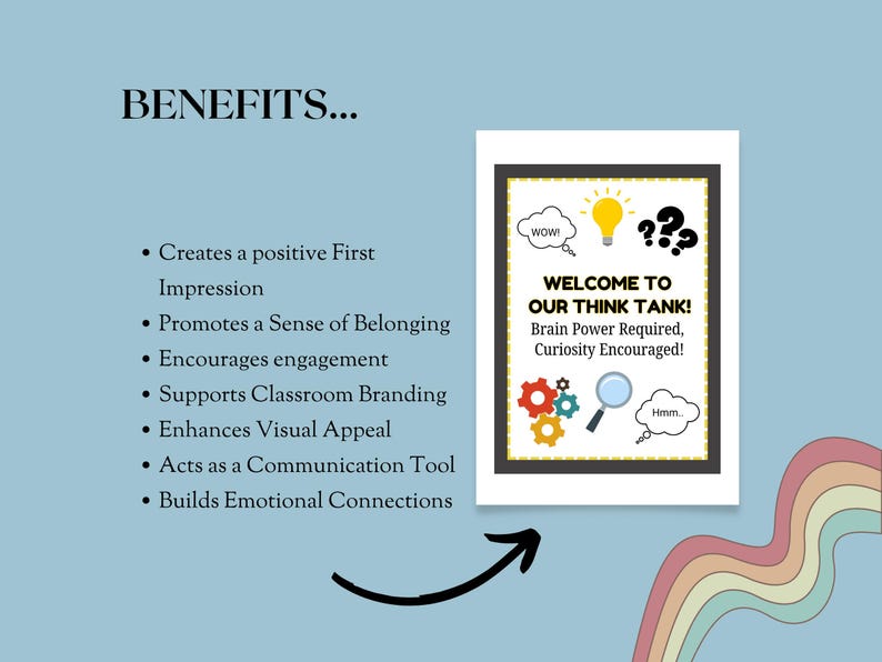 Printable Classroom Decor - Inspiring Classroom Sign & Educational Wall ...