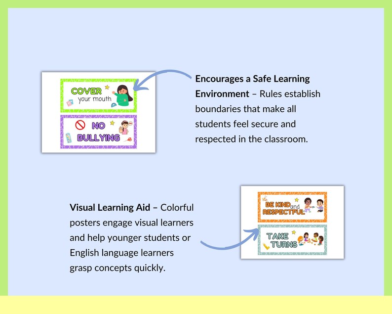 Classroom Rules Poster Printable, Classroom Decor, Teacher Resources ...