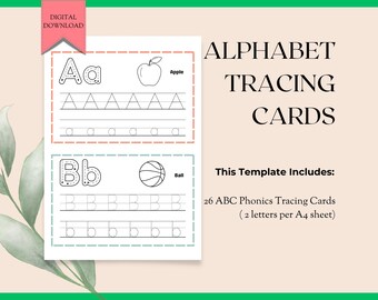 Alphabet Worksheet for Kids | Printable ABC Learning | English Letter ...