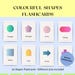 Printable Shapes Flashcards for Kids, Preschool & Kindergarten Learning ...