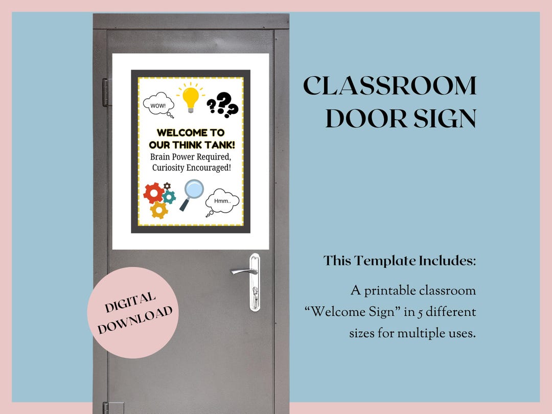 Printable Classroom Decor - Inspiring Classroom Sign & Educational Wall ...