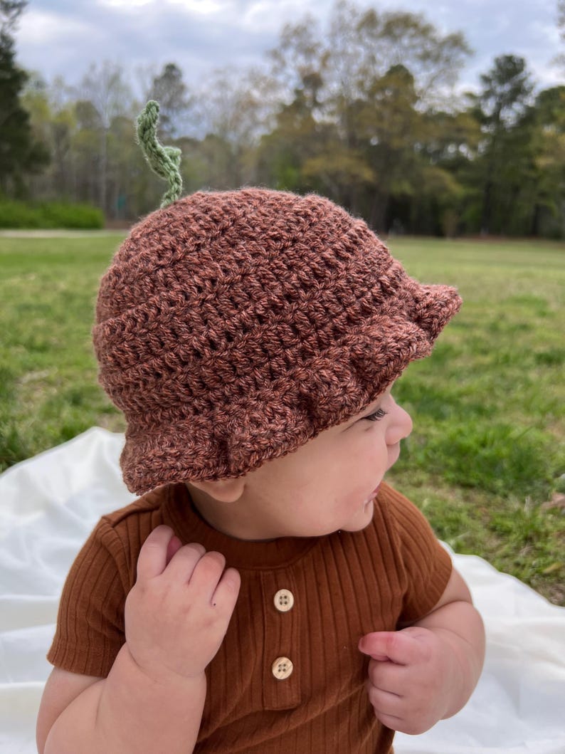 Crochet Sprout Baby Hat Pattern - Etsy