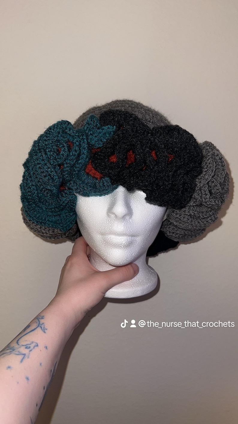 Crocheted Ruffle Hat Pattern - Etsy
