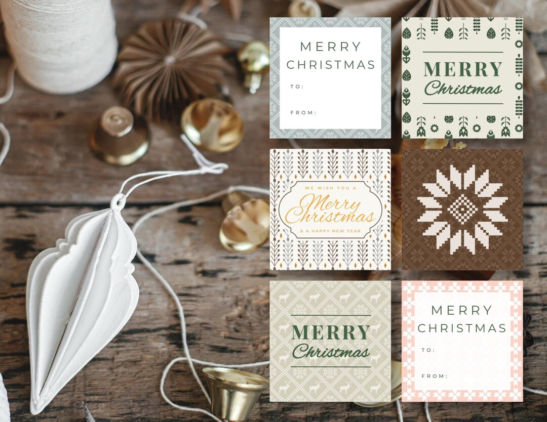 Christmas Gift Tag Bundle | DIGITAL DOWNLOAD | Holiday Gift Ideas ...