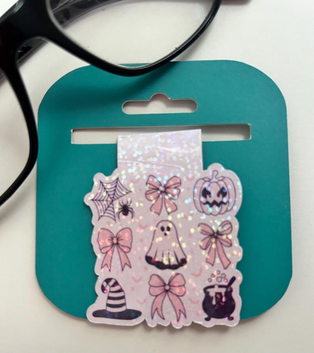 Halloween Magnetic Bookmark: Ghost, Pumpkins, Trick or Treaters - Etsy