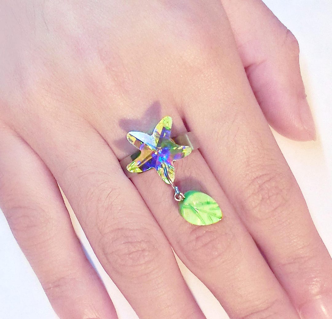 Kingdom Hearts Inspired Paopu Fruit Ring, Star Fruit Engagement Ring ...