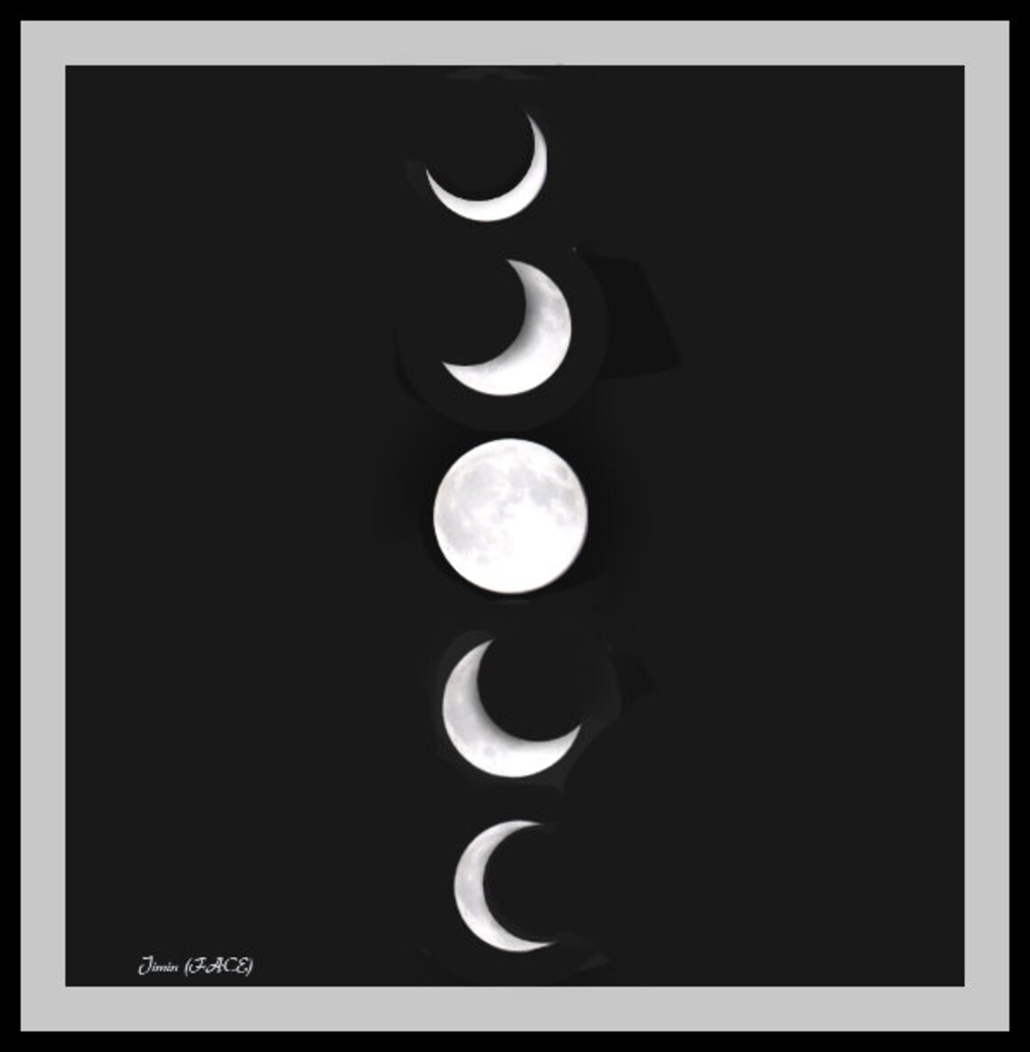BTS Jimin Moon Phases Back Tattoos Photocard Poster - Etsy Canada