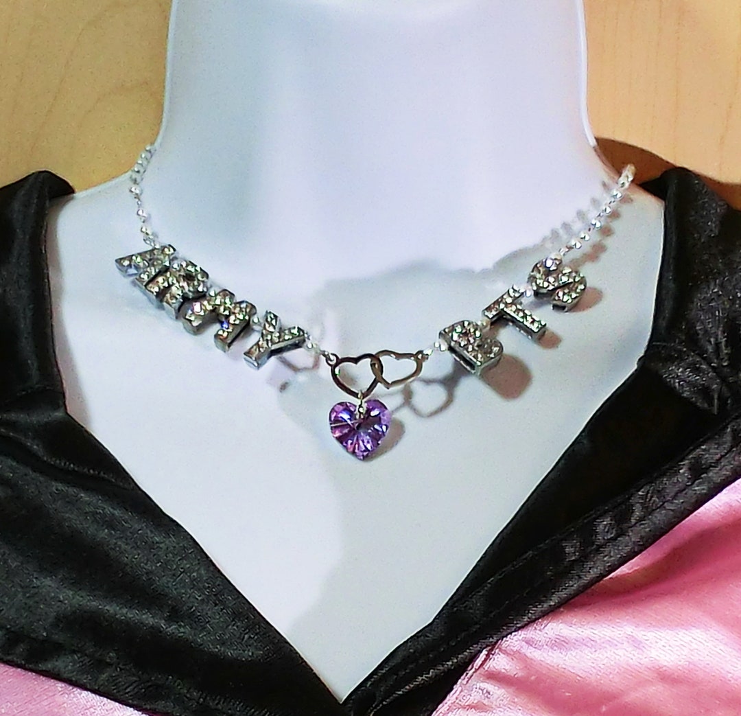 BTS Army Choker Necklace, I Purple You BTS Jimin Jin Jhope V Suga ...