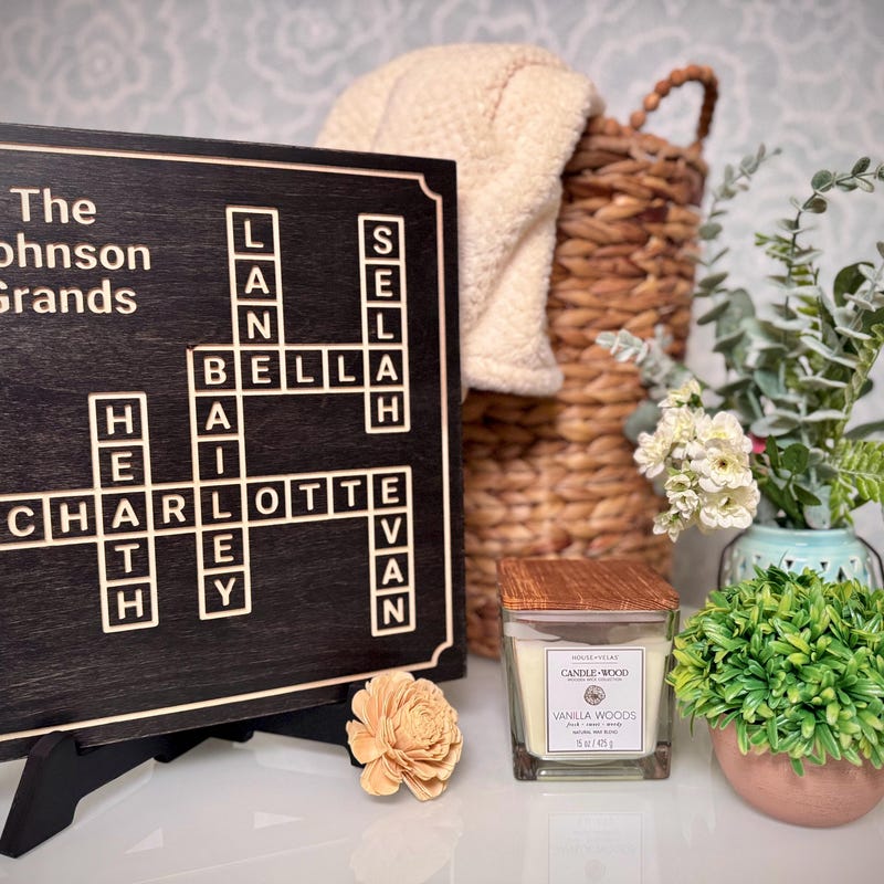 Crossword Names - Etsy