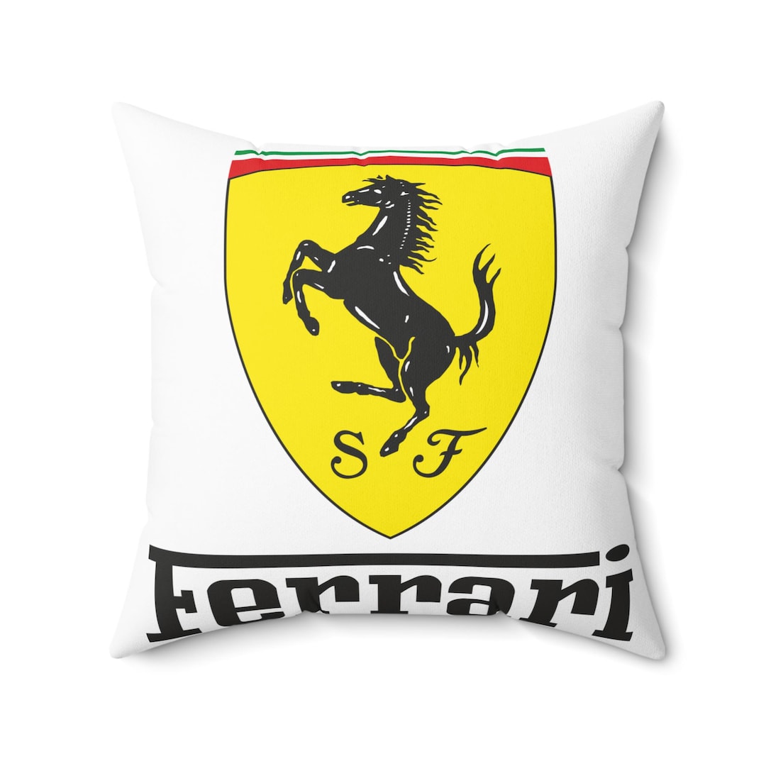 Ferrari Logo Pillow , 3 Sizes. - Etsy