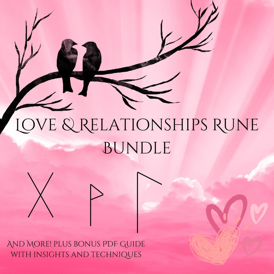Love & Relationship Bundle - Rune Printables for Manifestation - Etsy