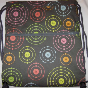 Chemistry Geek Atomic Periodic Shells Backpack/tote Custom Print - Etsy