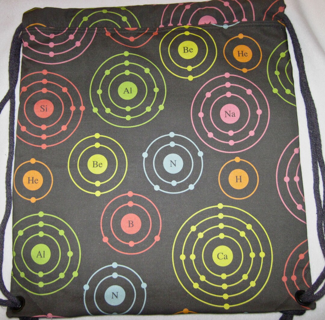 Chemistry Geek Atomic Periodic Shells Backpack/tote Custom Print - Etsy