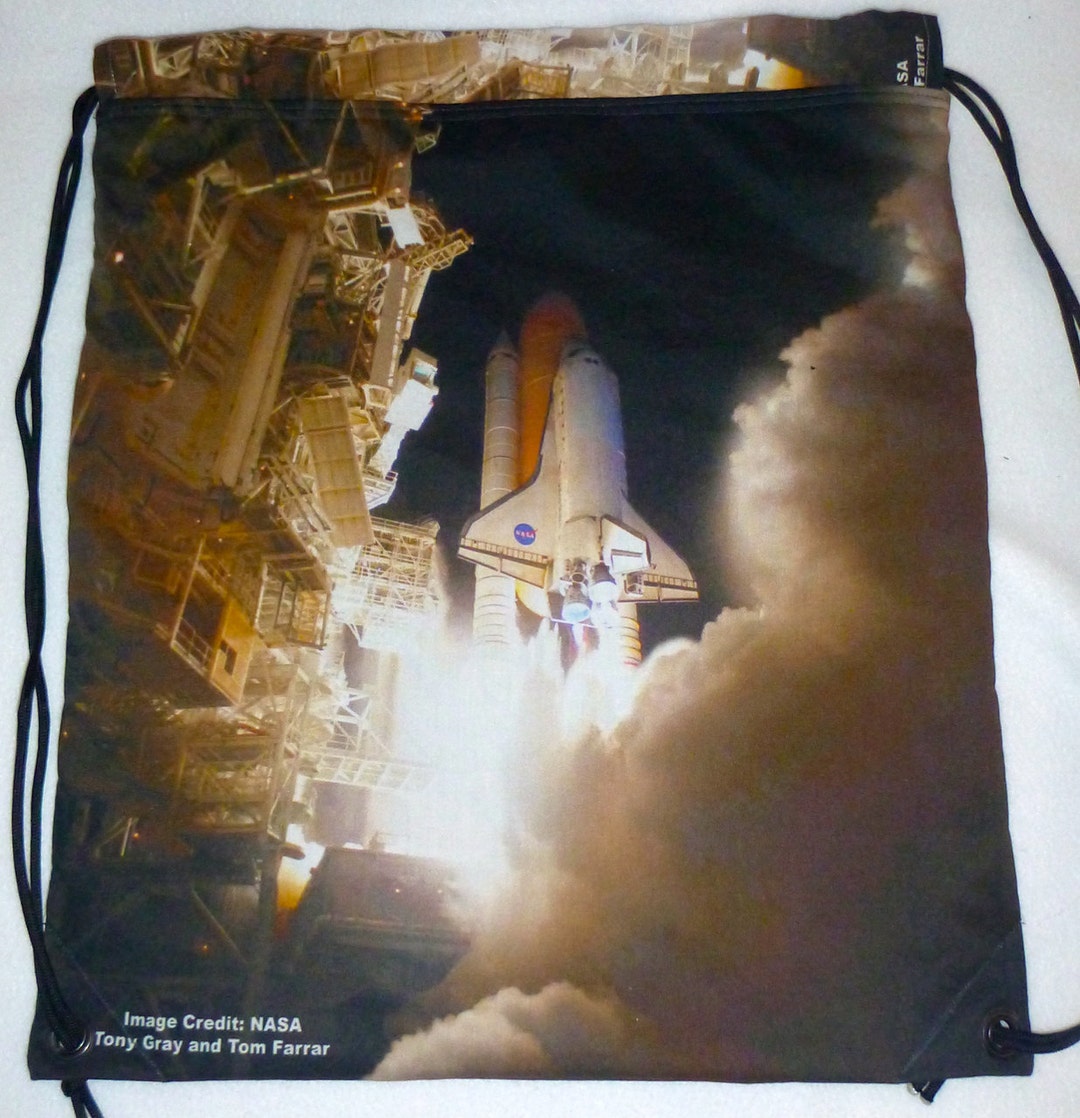 Space Shuttle Take off and Landing 2 in 1 Backpack/tote Custom Print - Etsy