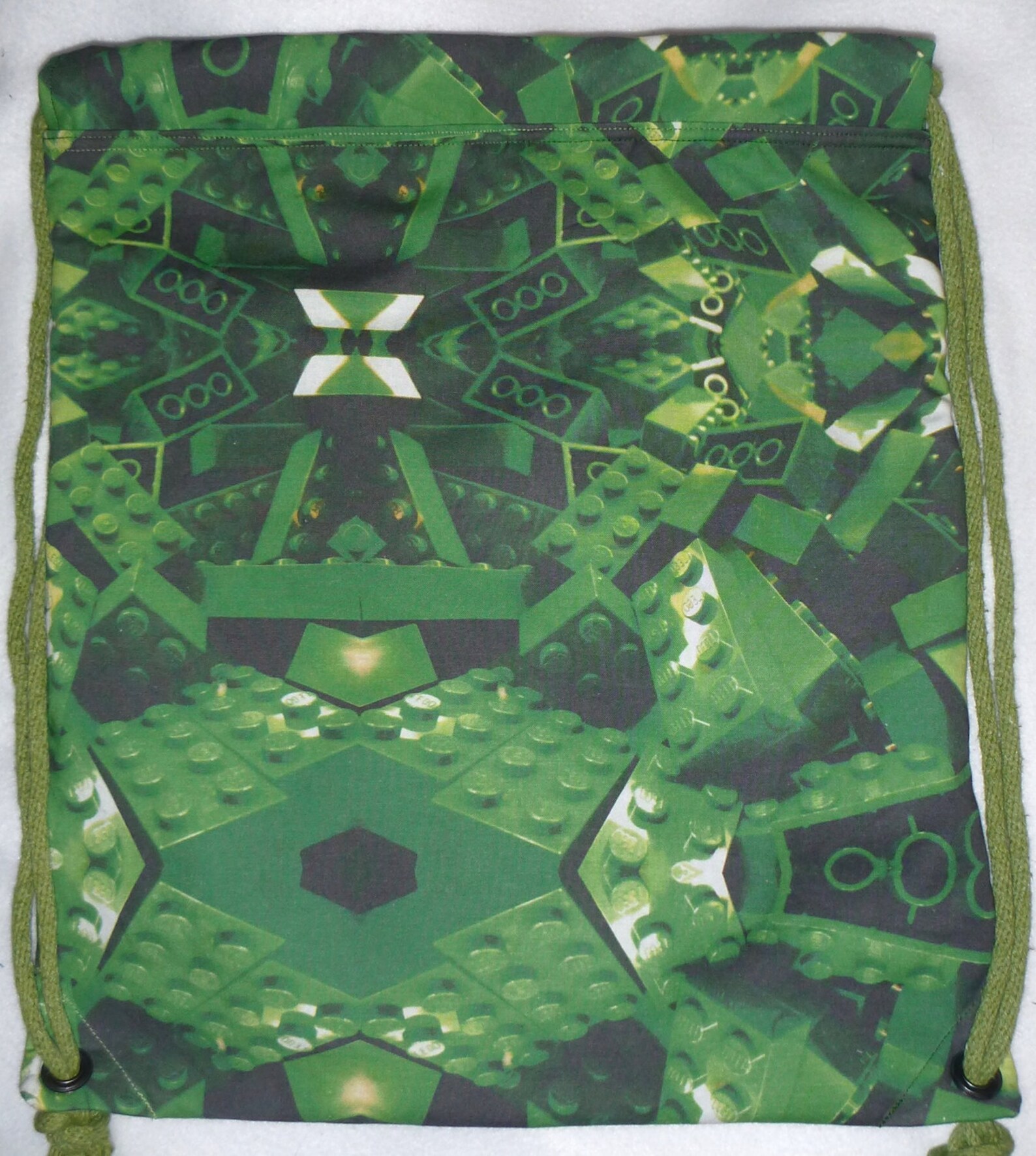 Building Blocks Backpack/tote Green Custom Print - Etsy