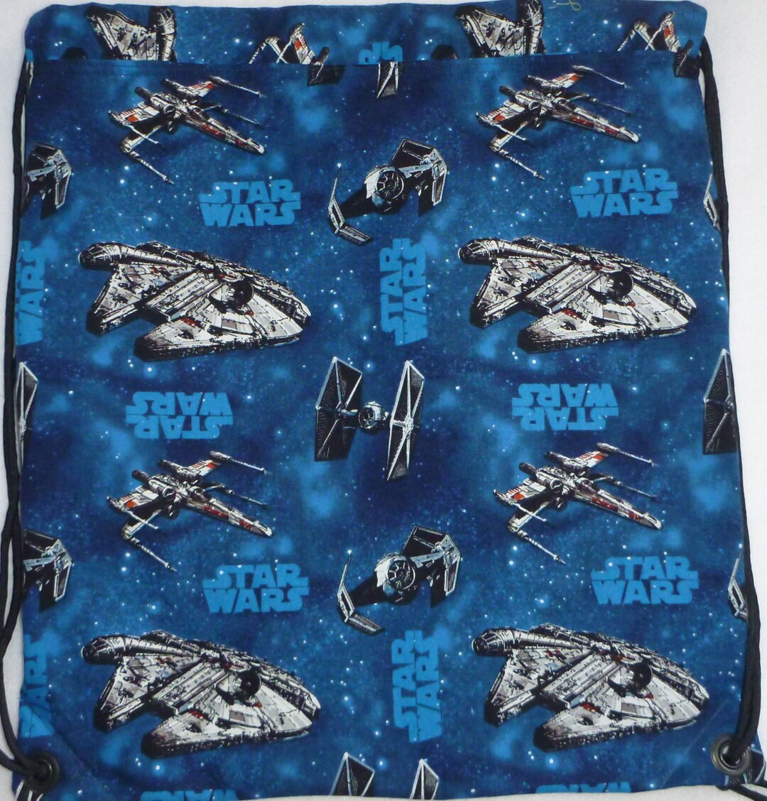 Star Wars Star Wars Xwings and Millennium Falcon: Backpack/tote - Etsy