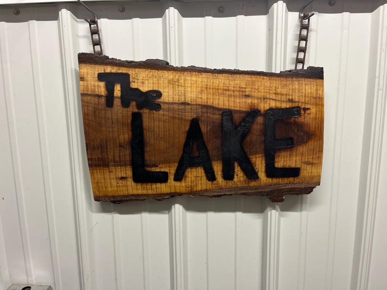 Rustic Custom Wood Fire Branded Sign - Etsy