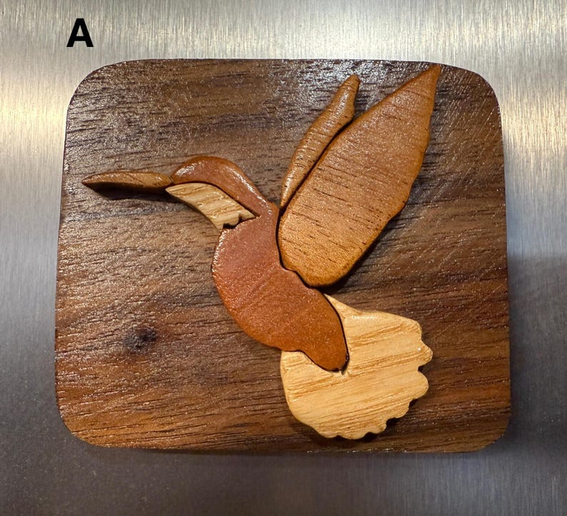 Handcut Hummingbird Magnet (neodymium) - Etsy