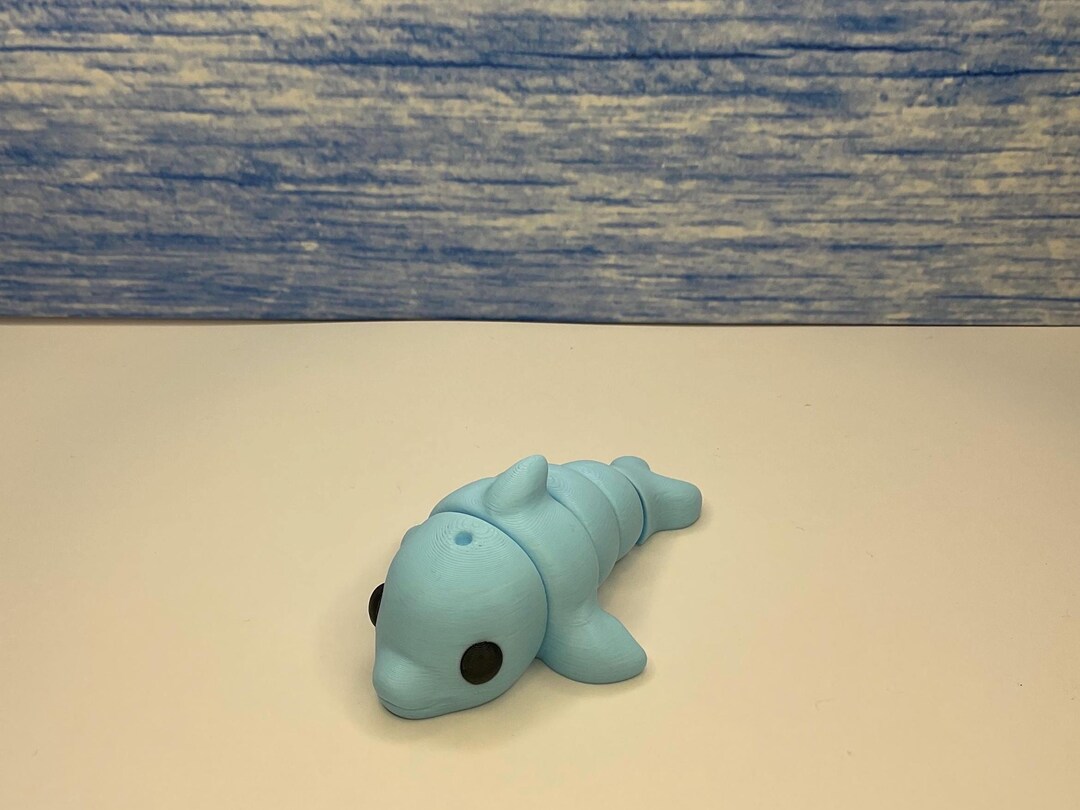 Cute Articulating Flexi Dolphin Fidget Toy - Etsy
