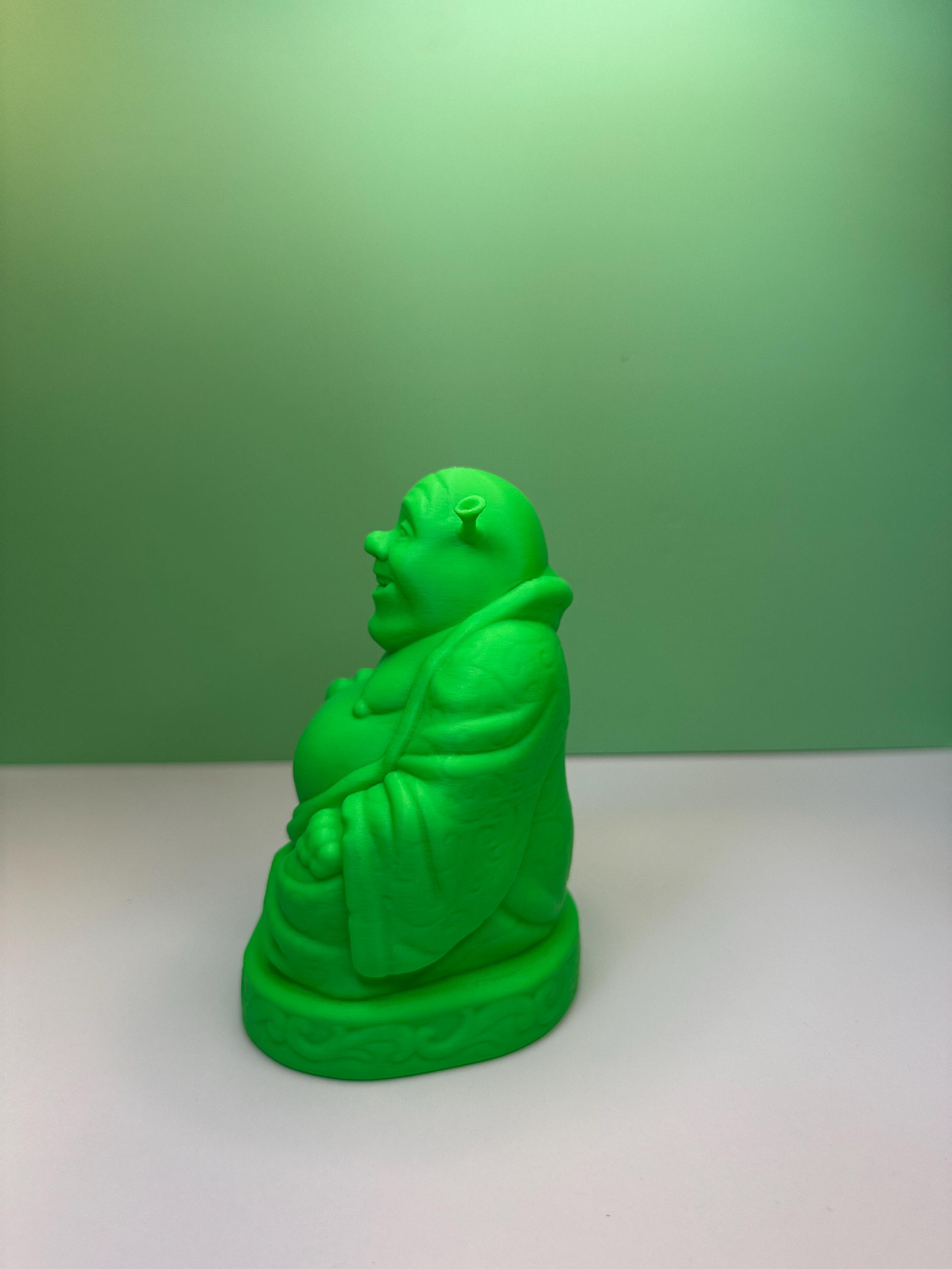 Buddha Shrek 3d Printed Fun Decor Desk Figure - Etsy