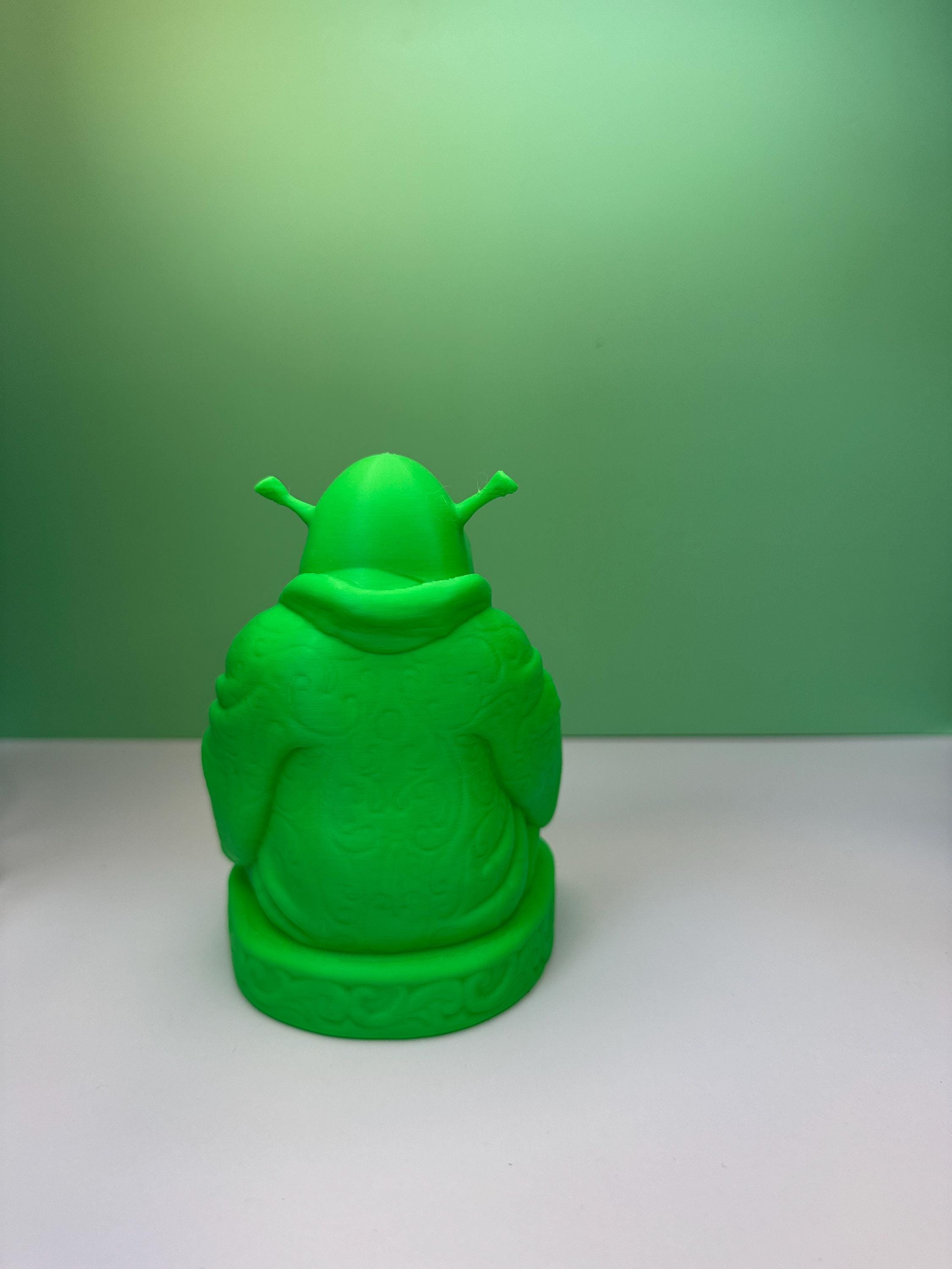 Buddha Shrek 3d Printed Fun Decor Desk Figure - Etsy