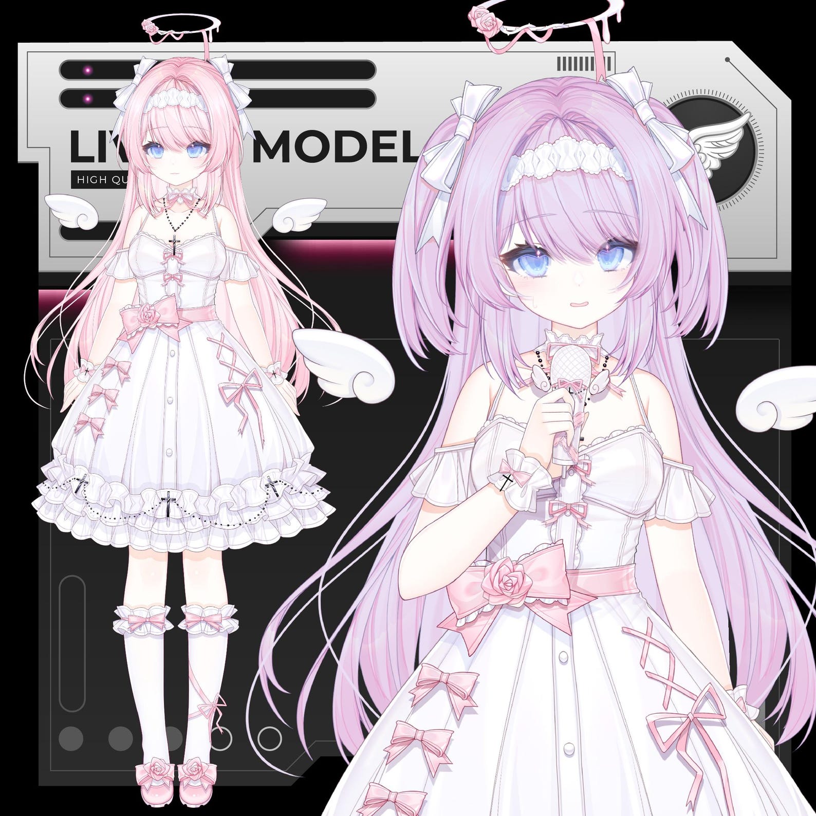 Live2d Premade Model | Rosy | Over 25 Expressions - Etsy