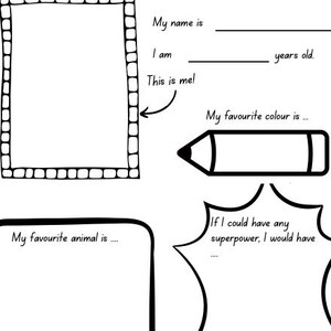 All About Me for Students and Teachers With Canva Template Link - Etsy