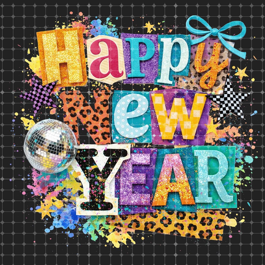 Happy New Year Disco PNG, Sparkly Disco Ball New Years Eve Party ...