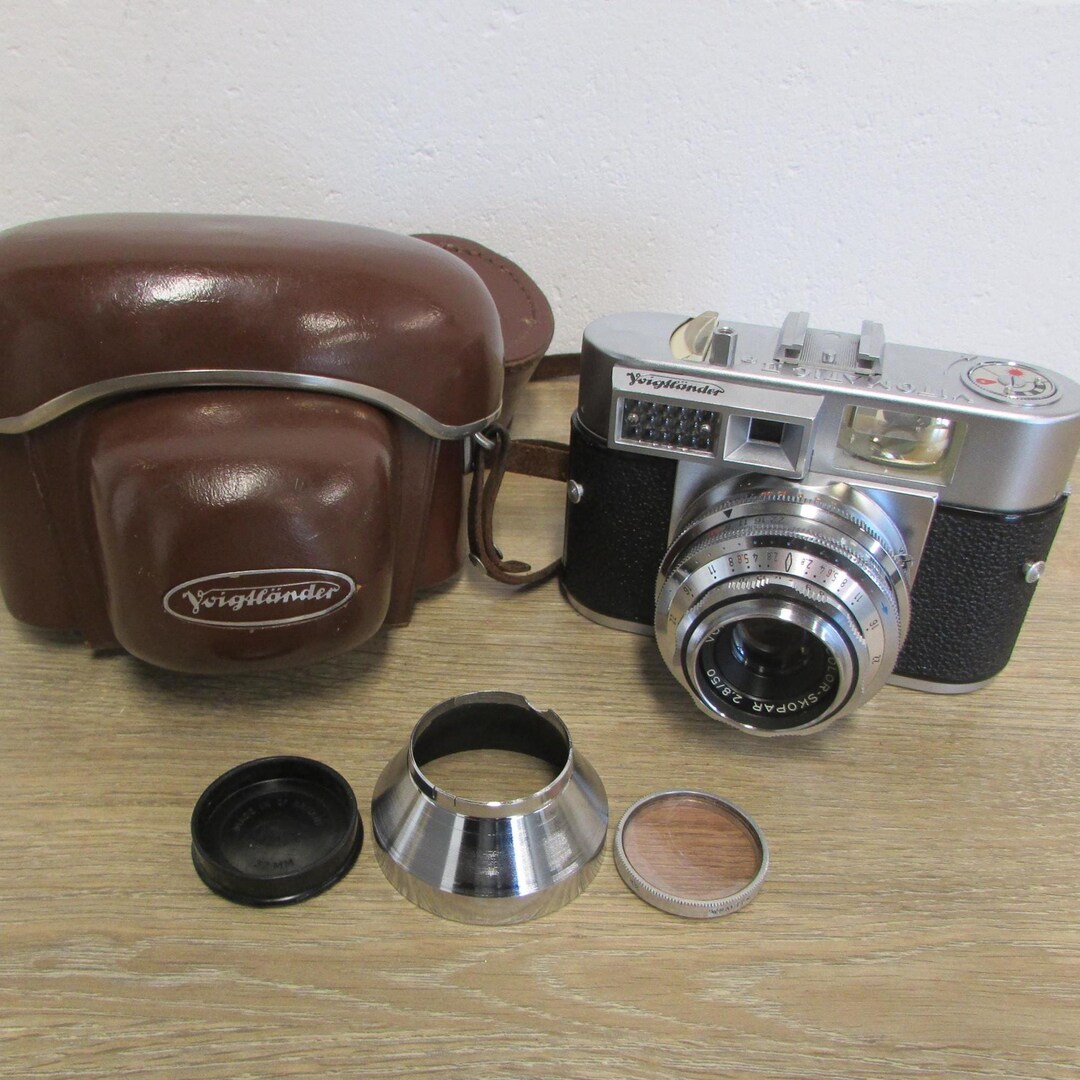 Vintage 1960s Voigtlander Vitomatic Iia West Germany 35mm Film Camera ...