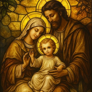 The Holy Family Painting: Catholic Wall Art(digital Download) - Etsy