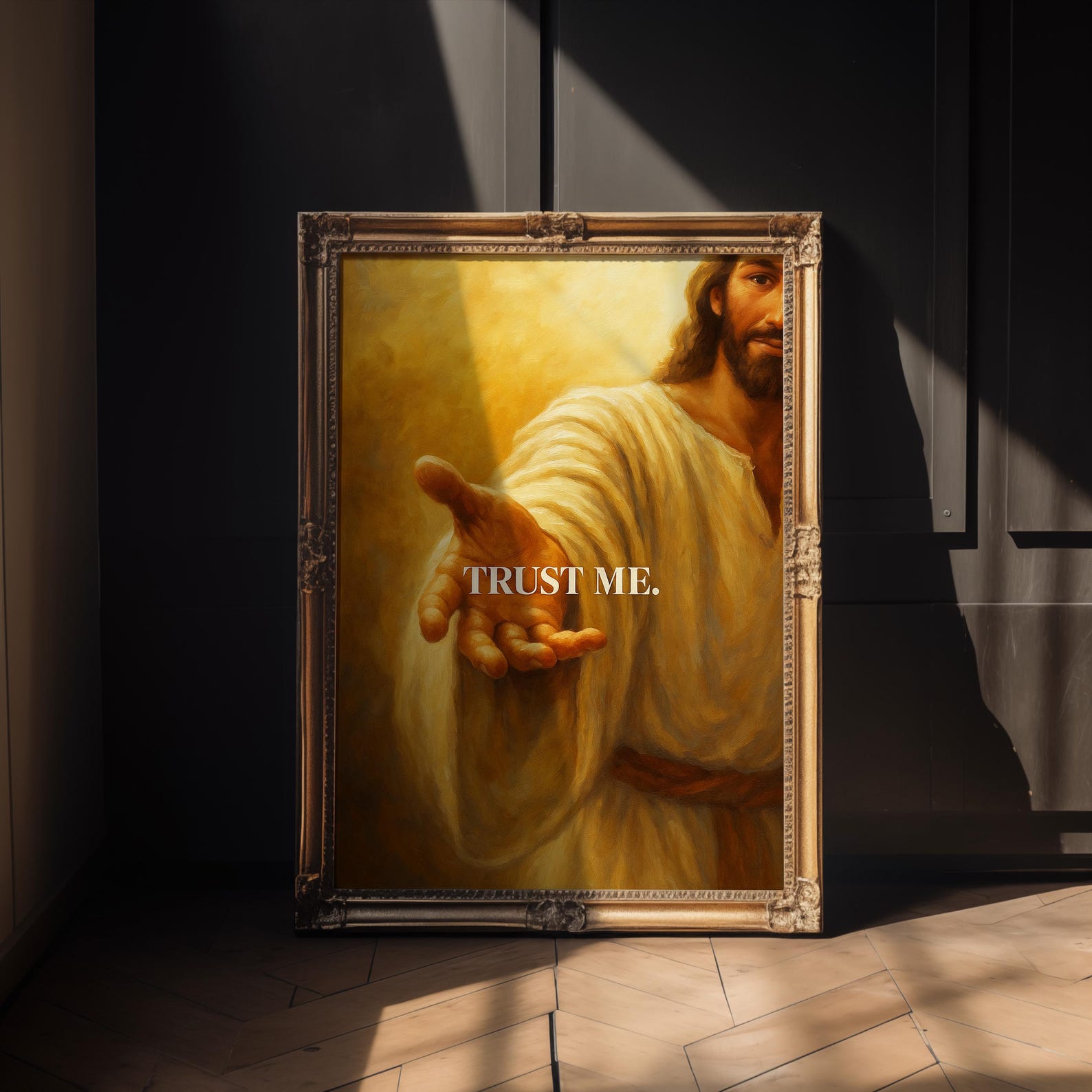 Hand of Jesus Christ Wall Art: TRUST ME Religious Art (digital Download ...