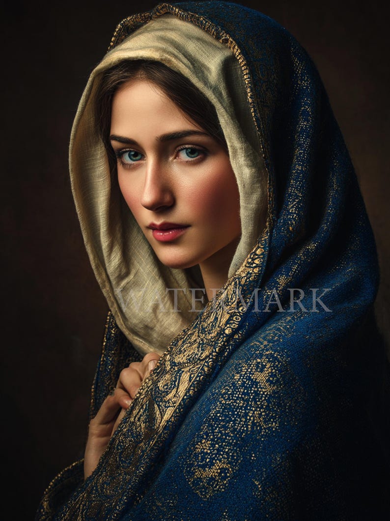 Our Lady Virgin Mary Real Picture for Home Decor Blessed Virgin Mary ...