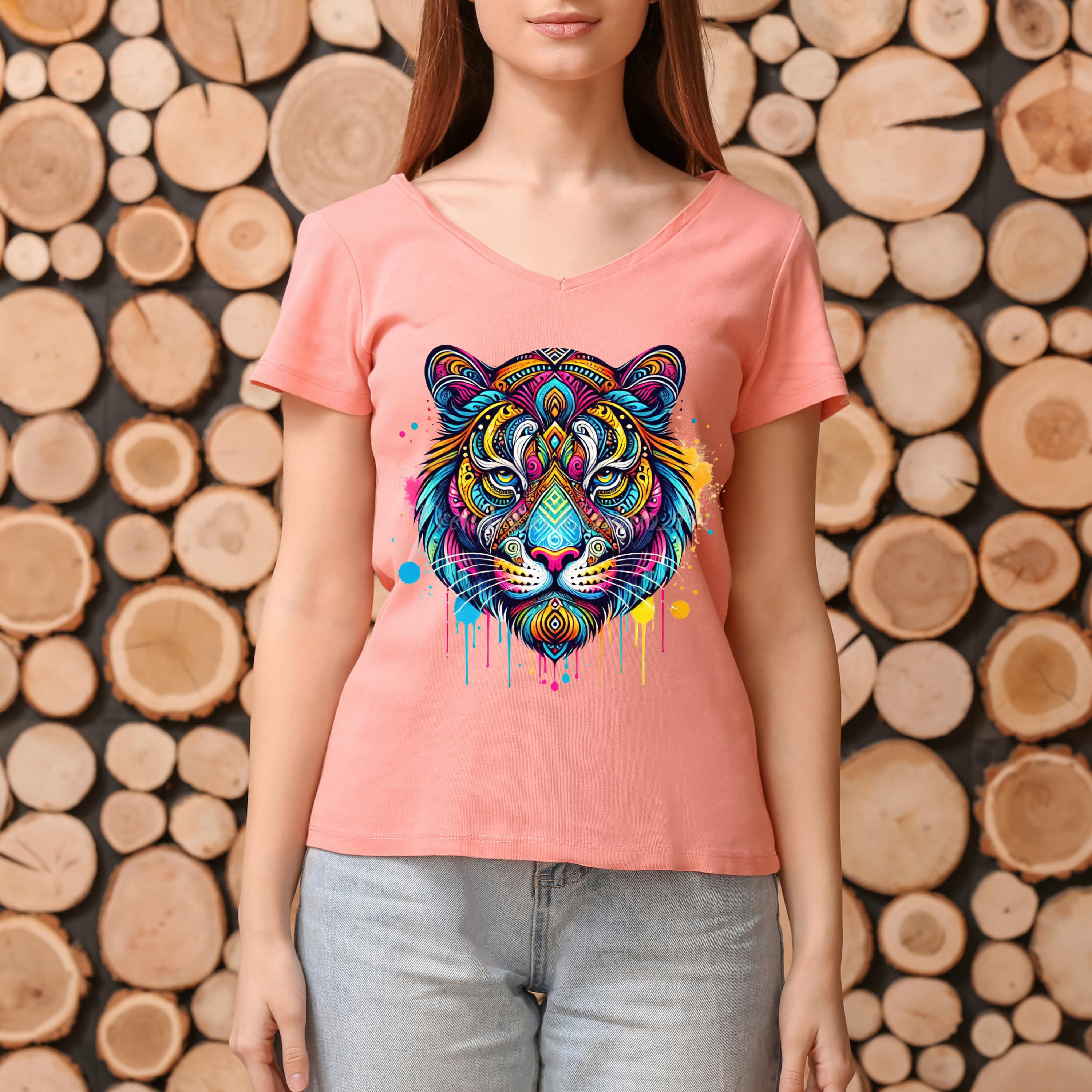 Tiger Png, Colorful Tiger Head, Tiger Shirt Sublimation, Tiger Clipart ...