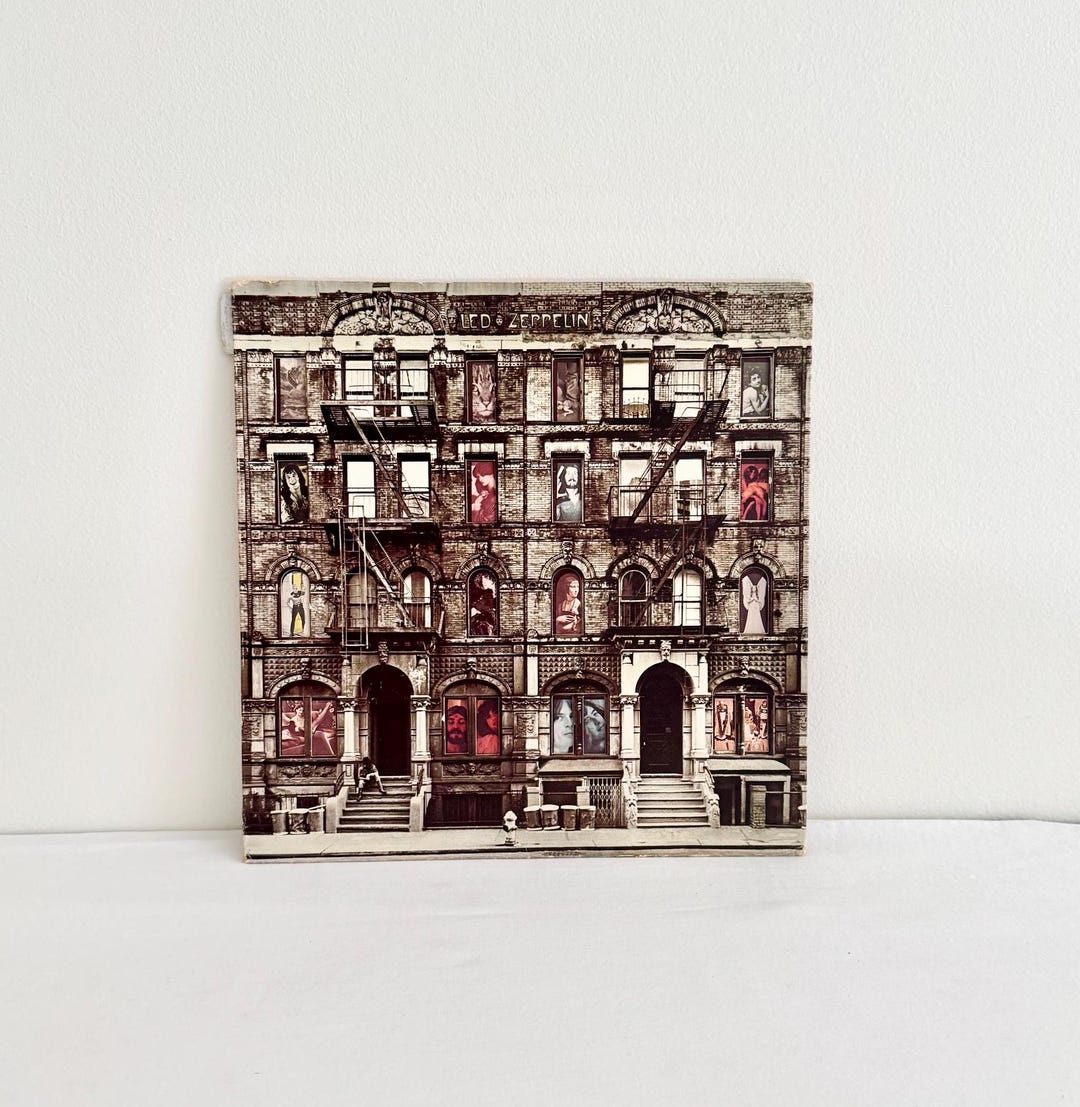 Led Zeppelin Physical Graffiti 1975 Swan Song Vinyl Record - Etsy