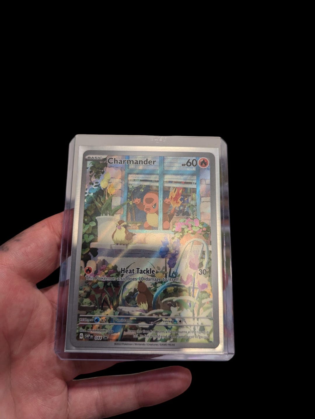 Authentic Charmander Full Rainbow Art 044 Pokemon Card Custom Booster ...