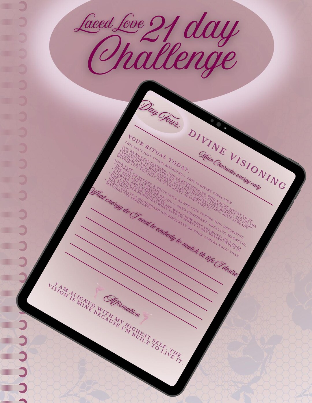 21 Day Self-love & Soft Life Challenge | Digital Glow-up Workbook - Etsy