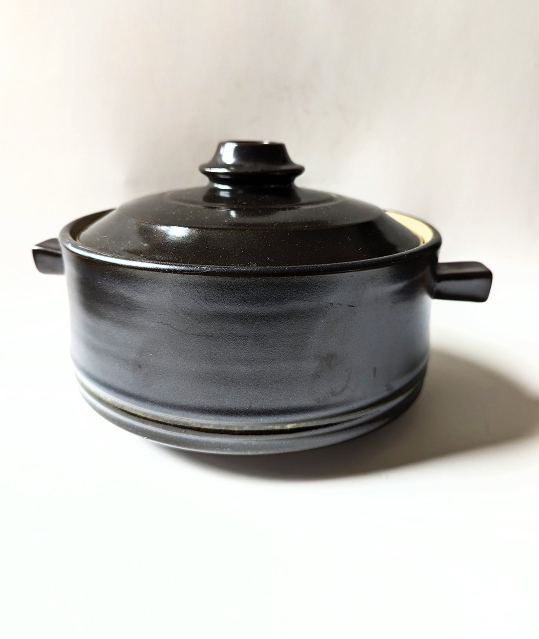 Vintage Denby 2 Quart Casserole Kismet Bokhara Blue Pattern English ...