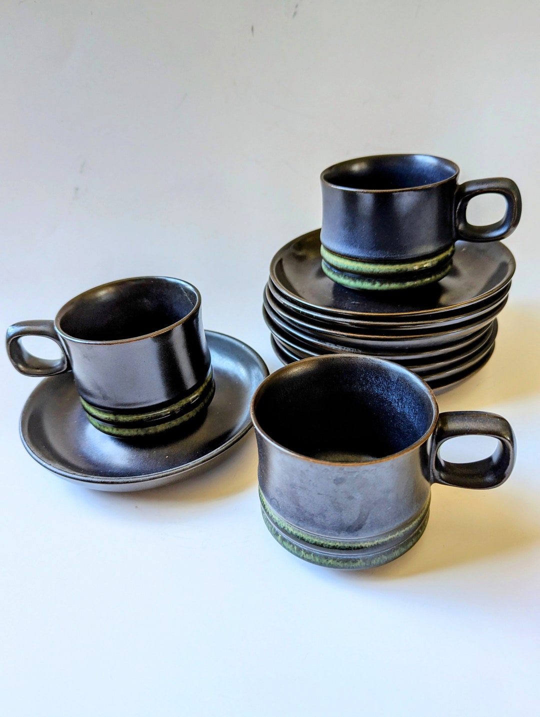 Vintage Denby Cup and Saucer Kismet Bokhara Blue Pattern English ...