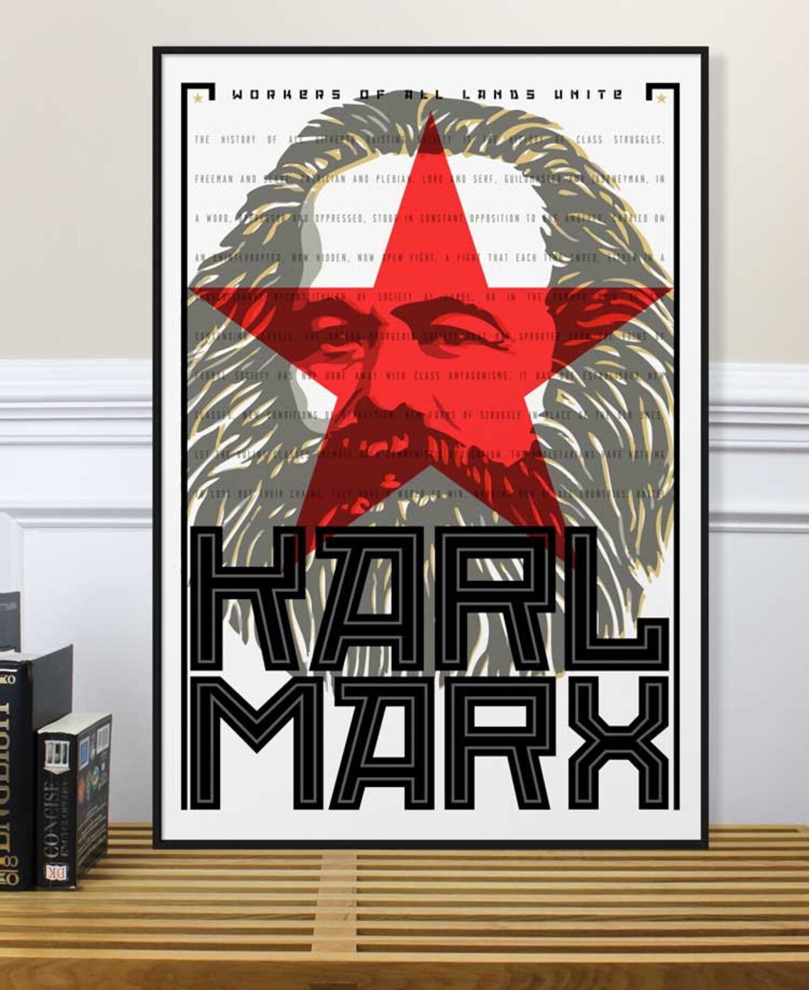 Karl Marx Poster Karl Marx Print Dorm Decor Marxist Home - Etsy UK