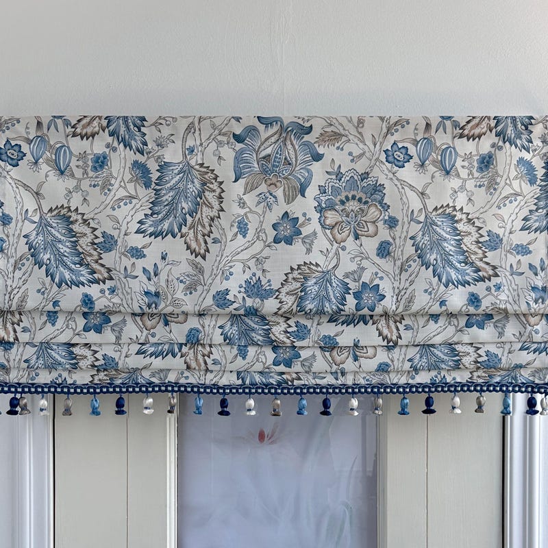 Faux Roman Shade Valance - Etsy